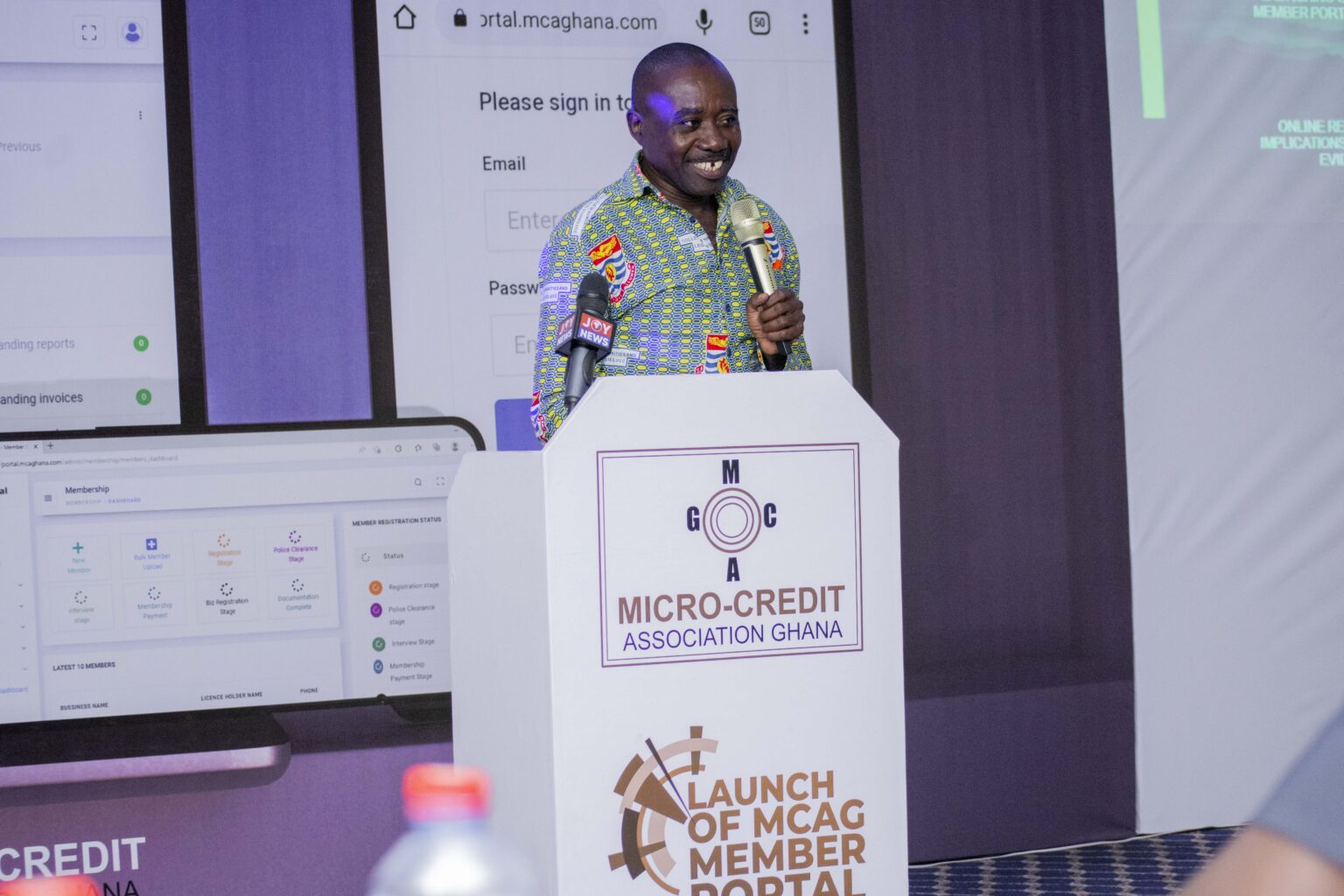 [PICTURES] MCAG MEMBER PORTAL LAUNCH - Micro-Credit Association Ghana ...